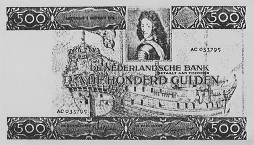 1930 Netherlands 500 Gulden values and price guide