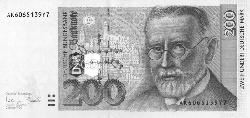 1996 Germany - Federal Republic 200 Deutsche Mark values and price guide
