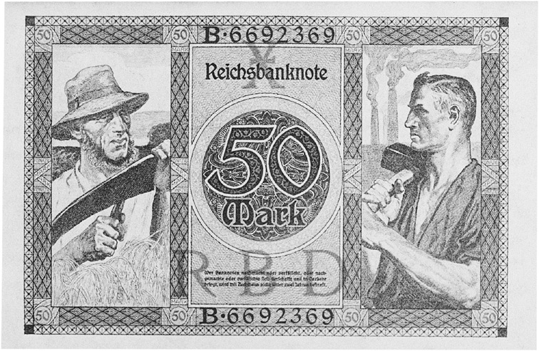 1920 Germany 50 Mark values and price guide