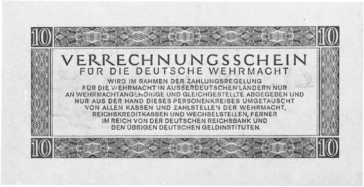 1944 Germany 10 Reichsmark values and price guide
