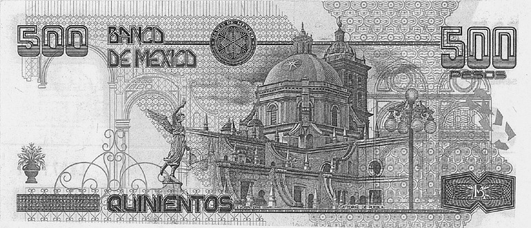 2000 Mexico 500 Pesos values and price guide