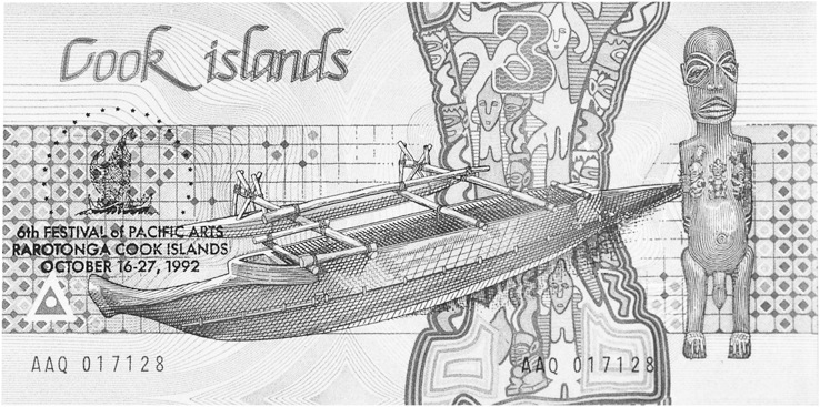 1992 Cook Islands 3 Dollars values and price guide