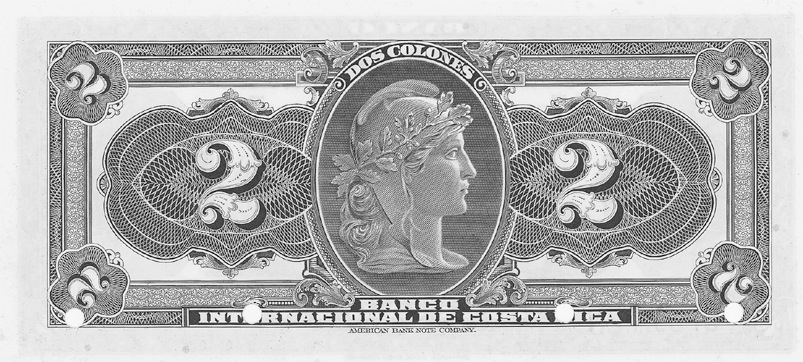 1918-1931 Costa Rica 2 Colones values and price guide