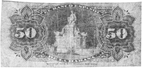 1889 Cuba 50 Centavos values and price guide