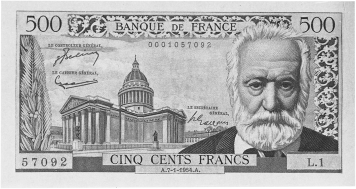 1954-1958 France 500 Francs values and price guide