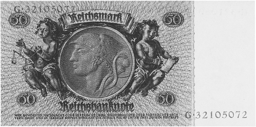 1933 Germany 50 Reichsmark values and price guide