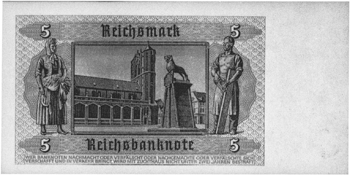 1942 Germany 5 Reichsmark values and price guide