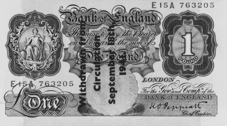 1928-1948 Great Britain 1 Pound values and price guide