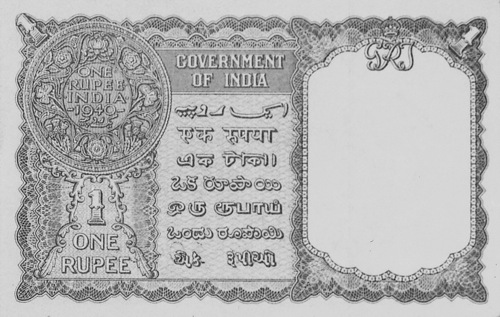 1940 India 1 Rupee values and price guide
