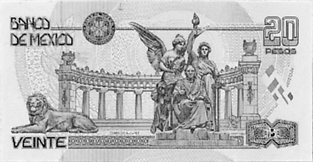 2000 Mexico 20 Pesos values and price guide