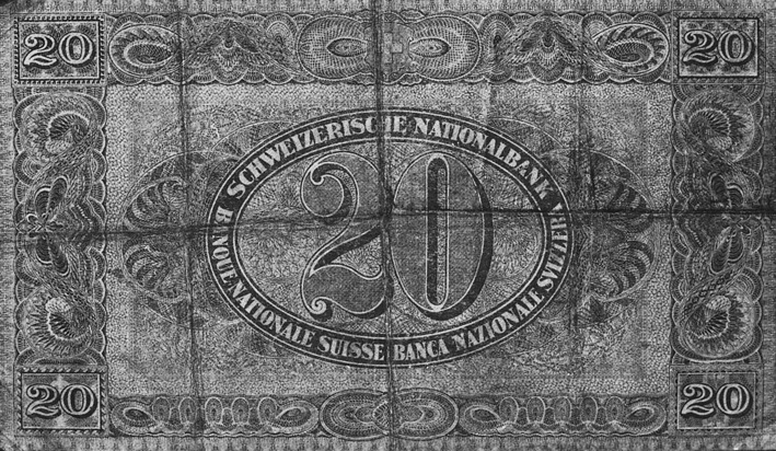 1923-1929 Switzerland 20 Franken values and price guide