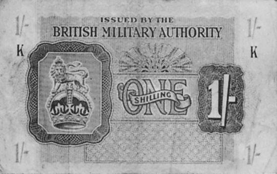 1943 Great Britain 1 Shilling values and price guide