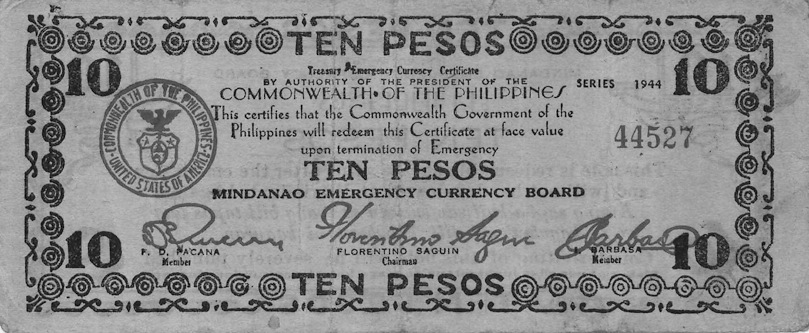Philippines 10 Pesos values and price guide