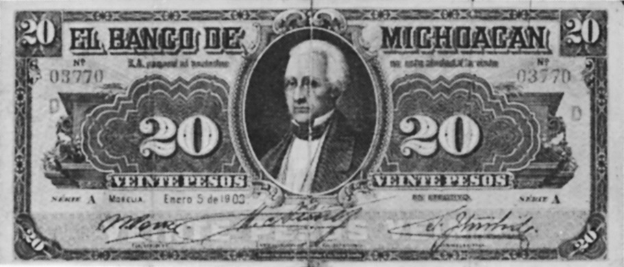 Mexico 20 Pesos values and price guide