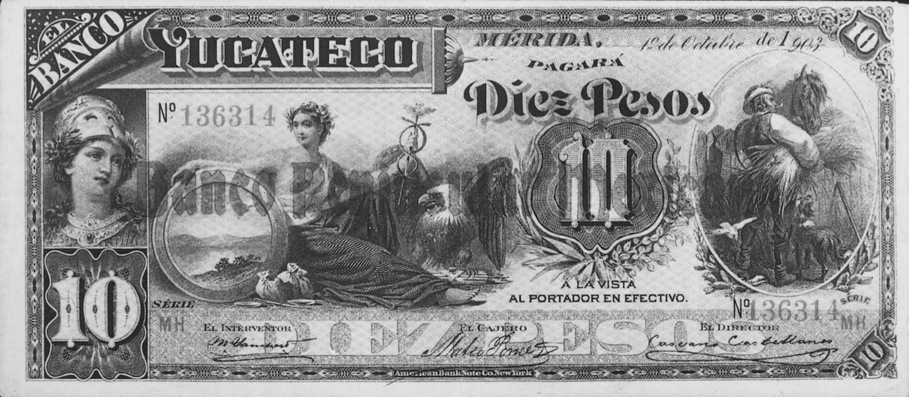 Mexico 10 Pesos values and price guide