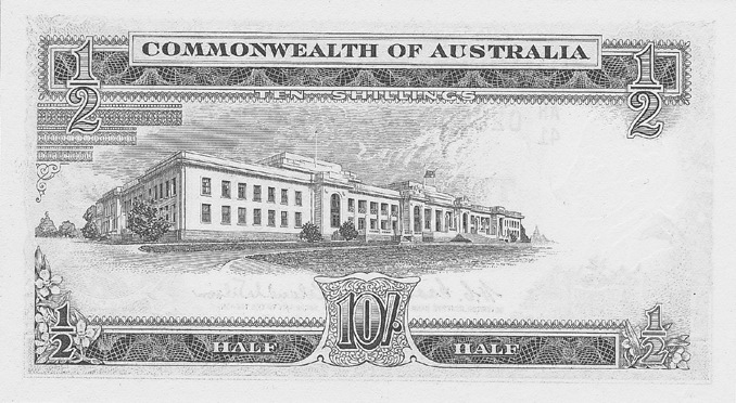 1961-1958 Australia 10 Shillings values and price guide
