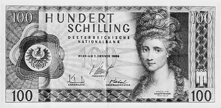 1969 Austria 100 Schilling values and price guide