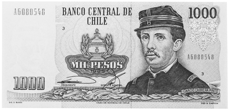 1978-2009 Chile 1000 Pesos values and price guide