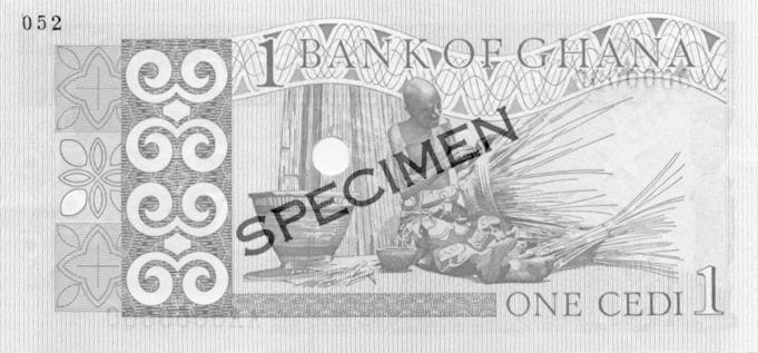 1979-1982 Ghana 1 Cedi values and price guide
