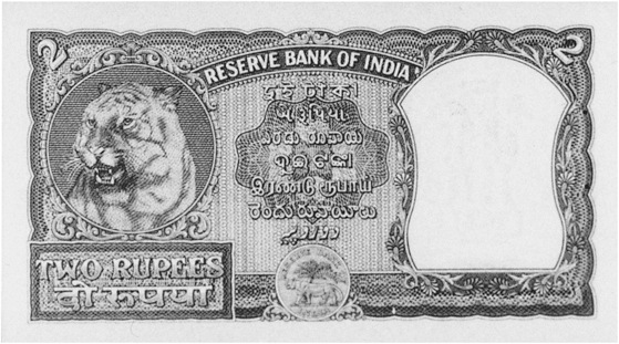 1949-1961 India 2 Rupees values and price guide