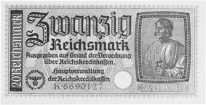 1939-1945 Germany 20 Reichsmark values and price guide
