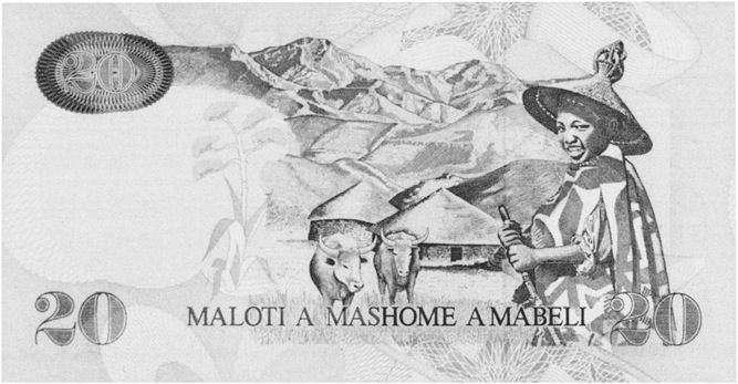 1994 Lesotho 20 Maloti values and price guide