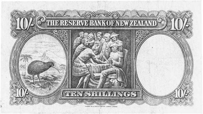 1940-1967 New Zealand 10 Shillings values and price guide