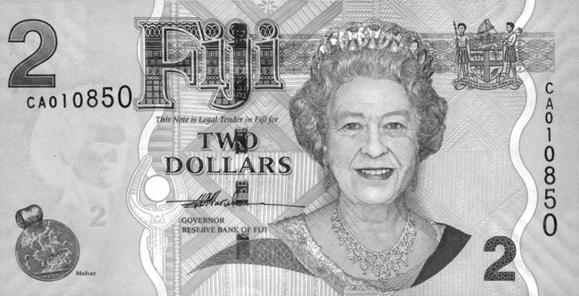 2007 Fiji 2 Dollars values and price guide