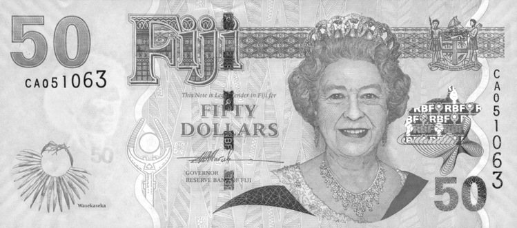 2007 Fiji 50 Dollars values and price guide
