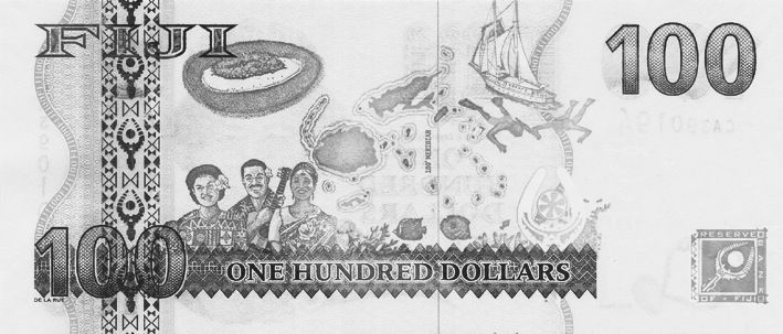 2007 Fiji 100 Dollars values and price guide