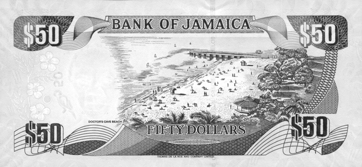 2003 Jamaica 50 Dollars values and price guide