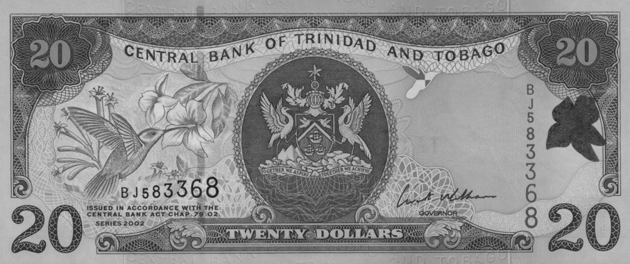 2003 Trinidad and Tobago 20 Dollars values and price guide
