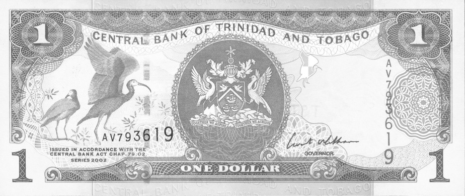 2002 Trinidad and Tobago 1 Dollar values and price guide