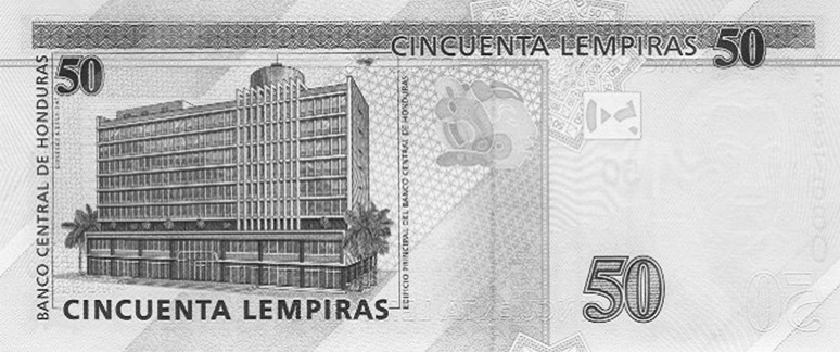 2004 Honduras 50 Lempiras values and price guide