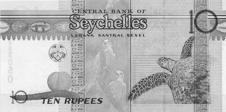 1998 Seychelles 10 Rupees values and price guide