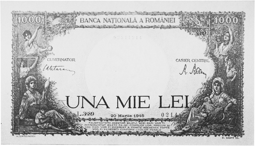 1941-1945 Romania 1000 Lei values and price guide