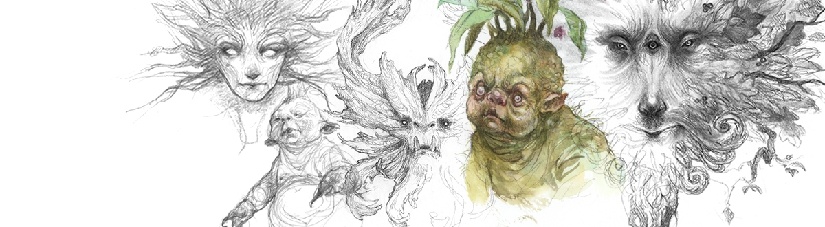 Faeries of the Faultlines an art book by Iris Compiet by Eyeris