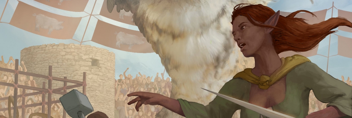 Tournament of Pigs - a 5E / DCC RPG Boxed Set by Weird Works