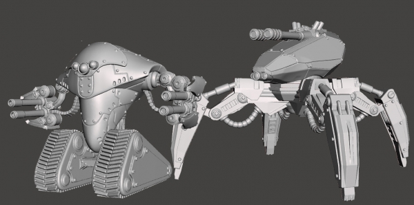 Participate :: Power Armor Hardsuits & 30 Mecha minis ( 3D STL ...