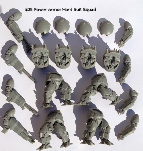 Participate :: Power Armor Hardsuits & 30 Mecha minis ( 3D STL ...