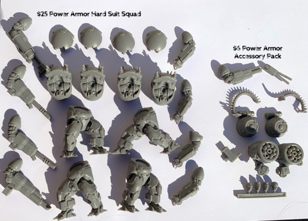 Participate :: Power Armor Hardsuits & 30 Mecha minis ( 3D STL ...