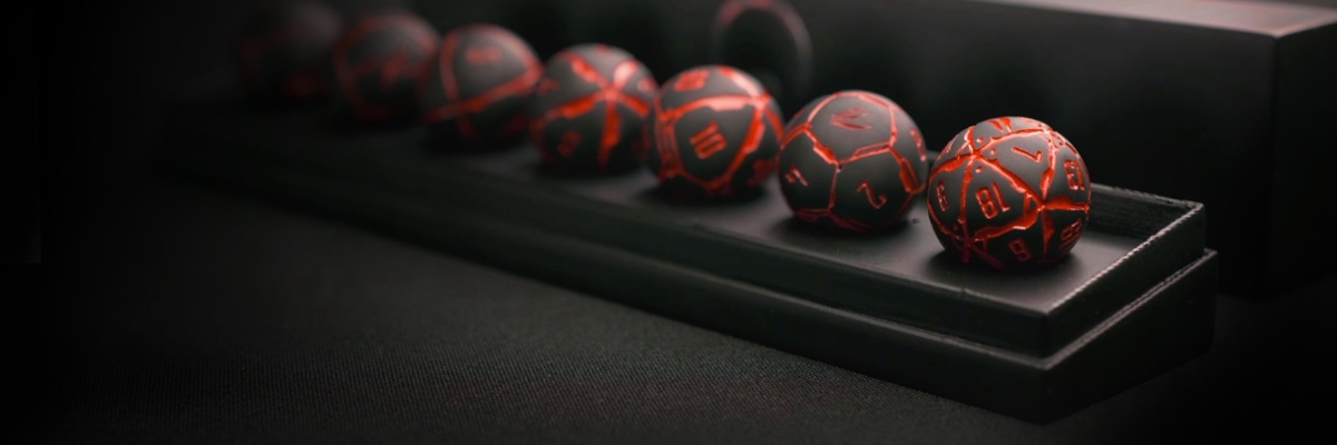 Orbidice - The First Spherical RPG Full Dice Set by Blaster Light