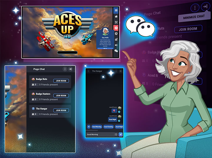 New on Pogo: Chat While Playing Your Favorite Games