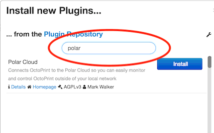OctoPrint Plugin Manager