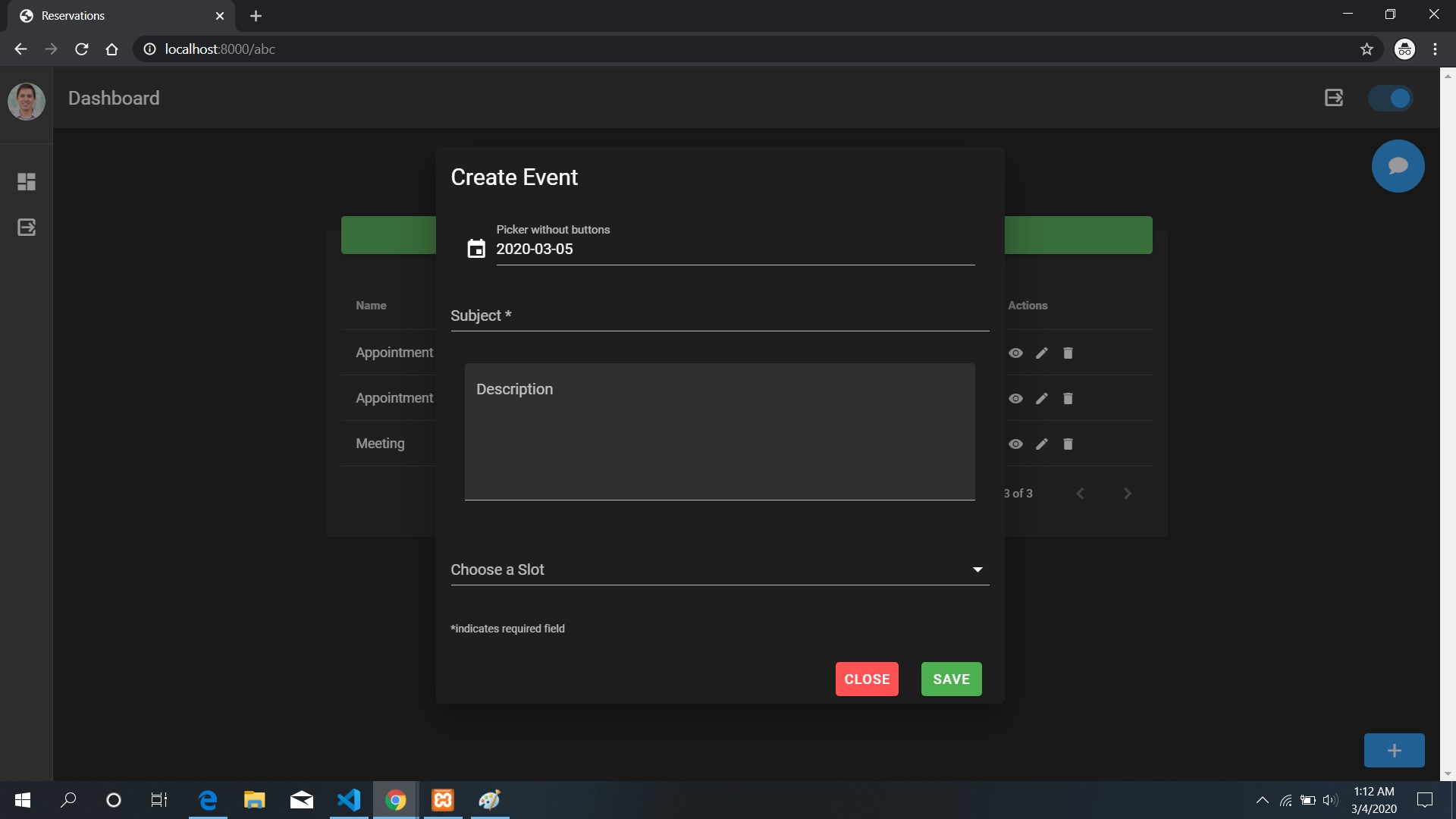 harshit2996/Appointment-Booking-System - Codesandbox