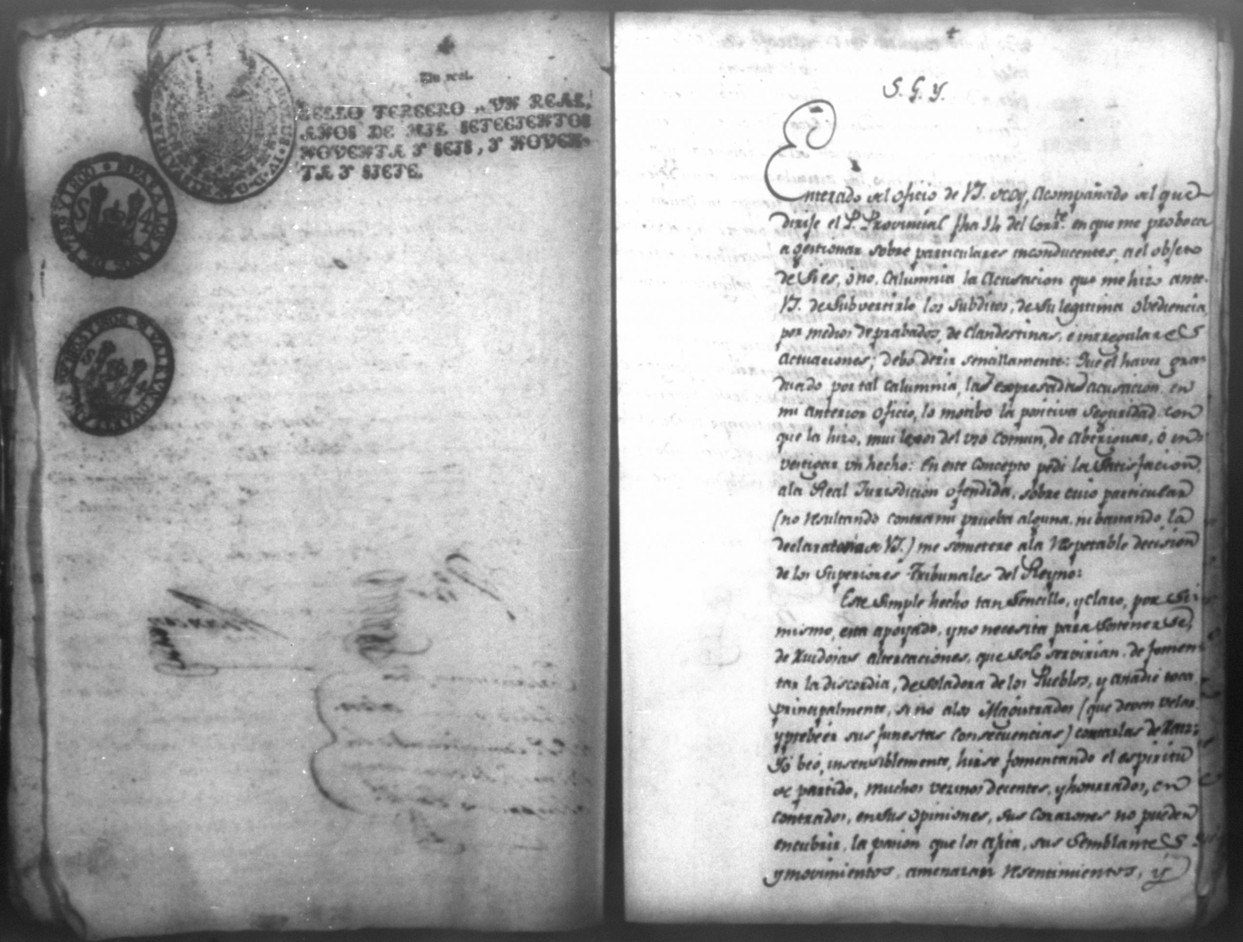 Solicitud de información al provincial franciscano, 1806 (020 ...