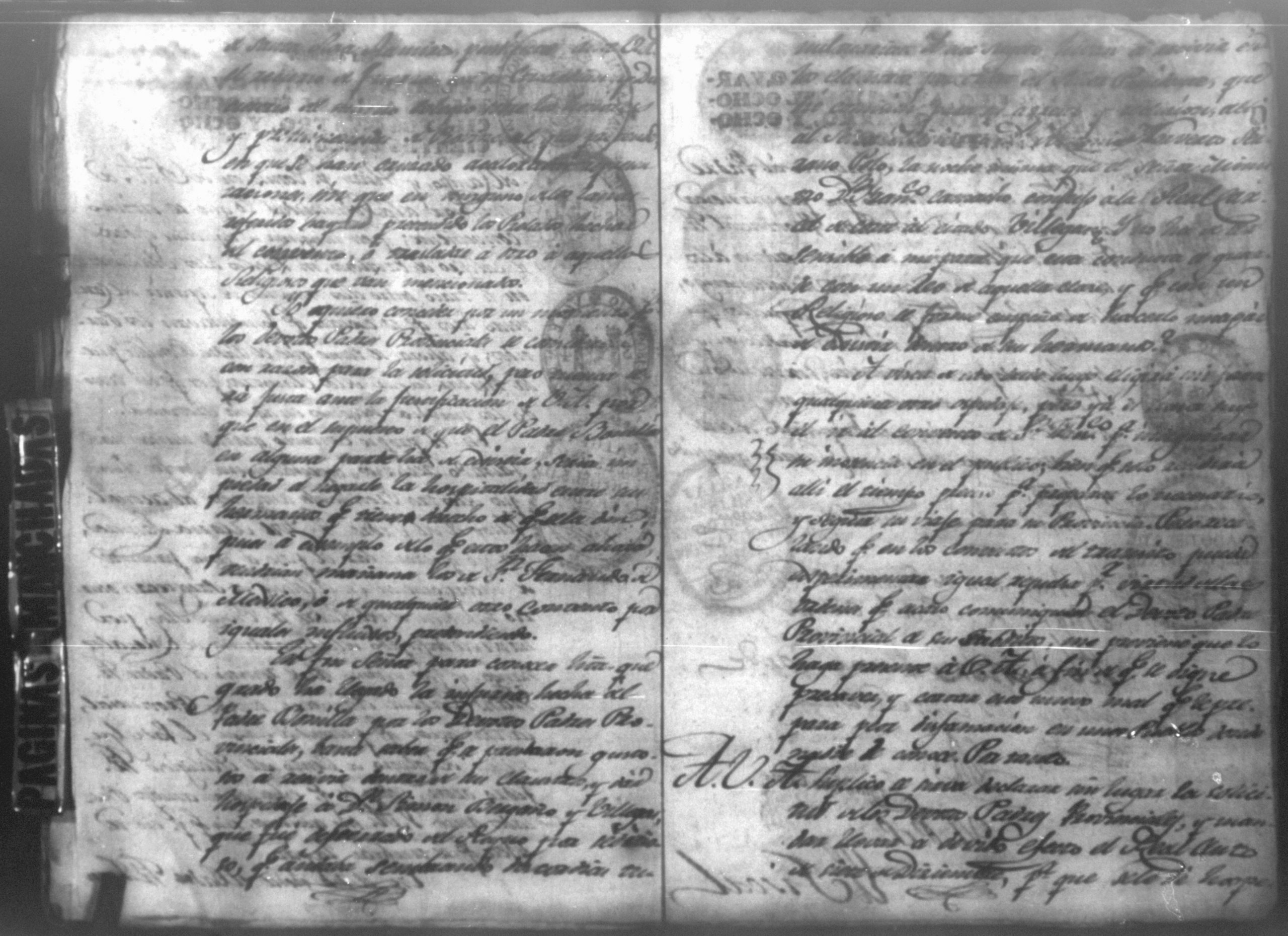 Documentos varios de Padre Fray José Antonio Bonilla, Leon 1808 (020 ...