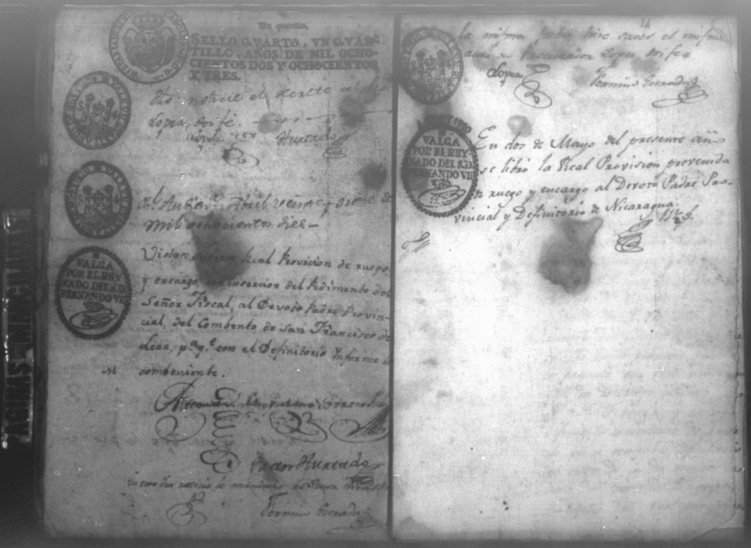 Recurso de fuerza de Fr. Juan de Dios Campos. León 1810 (018 ...