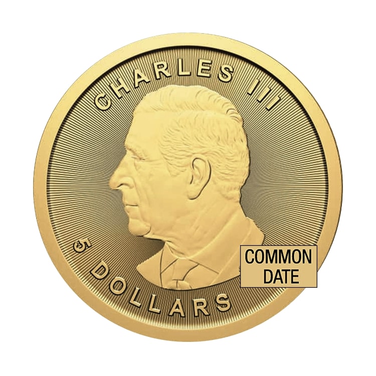 Gold 1/10 oz Canadian Maple Leaf : Hard Assets Alliance