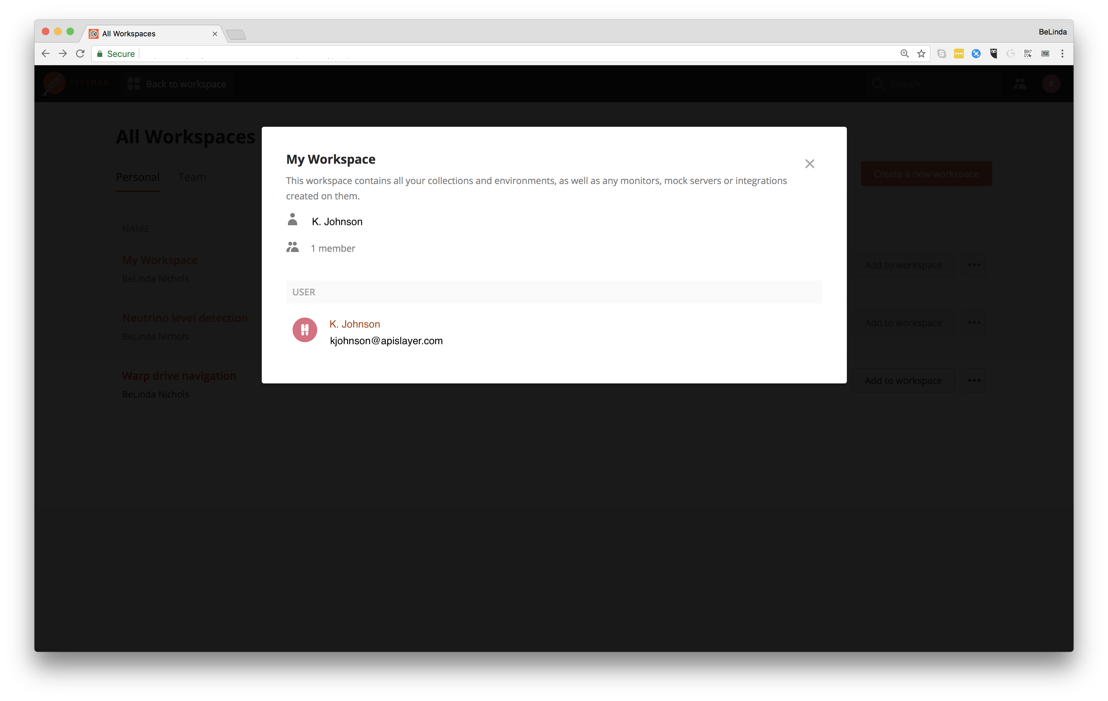 Using Workspaces